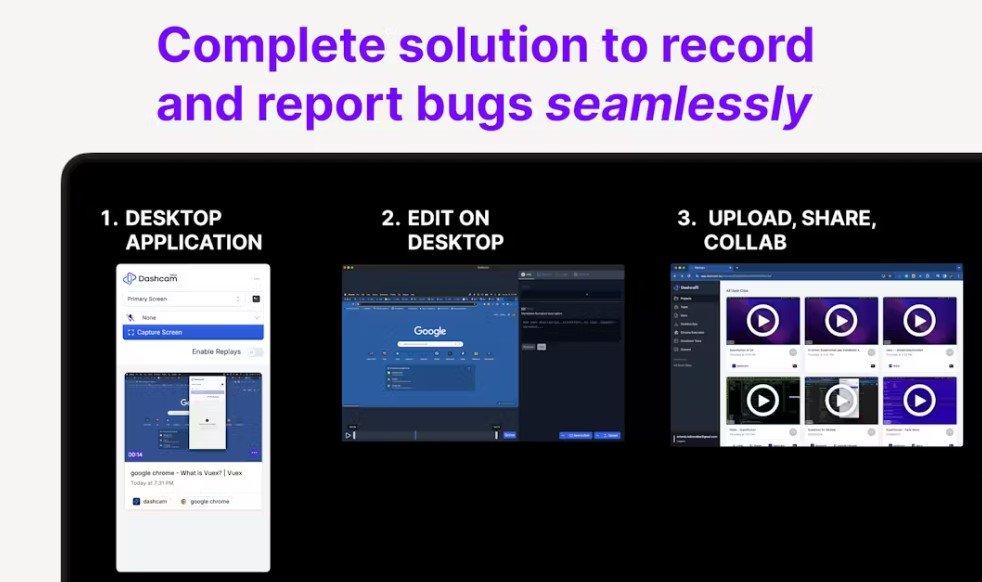 Dashcam - The screen recorder for developers | Steemhunt